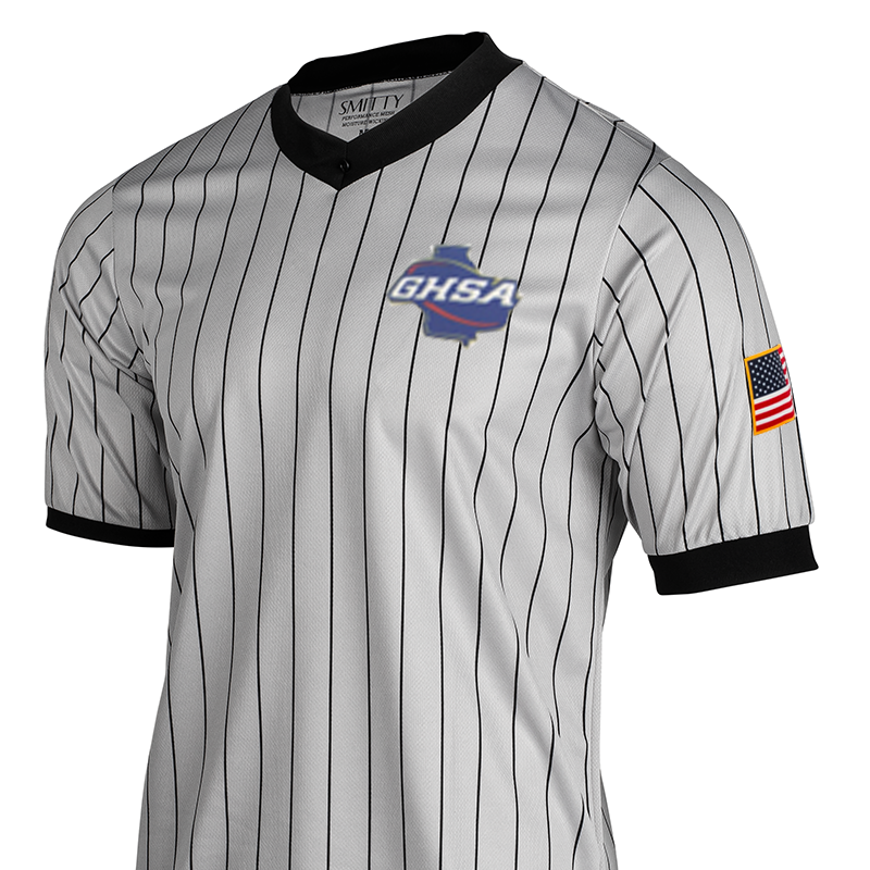 GHSA Logo Dye Sublimated Grey V-Neck – Smitty Officials Apparel